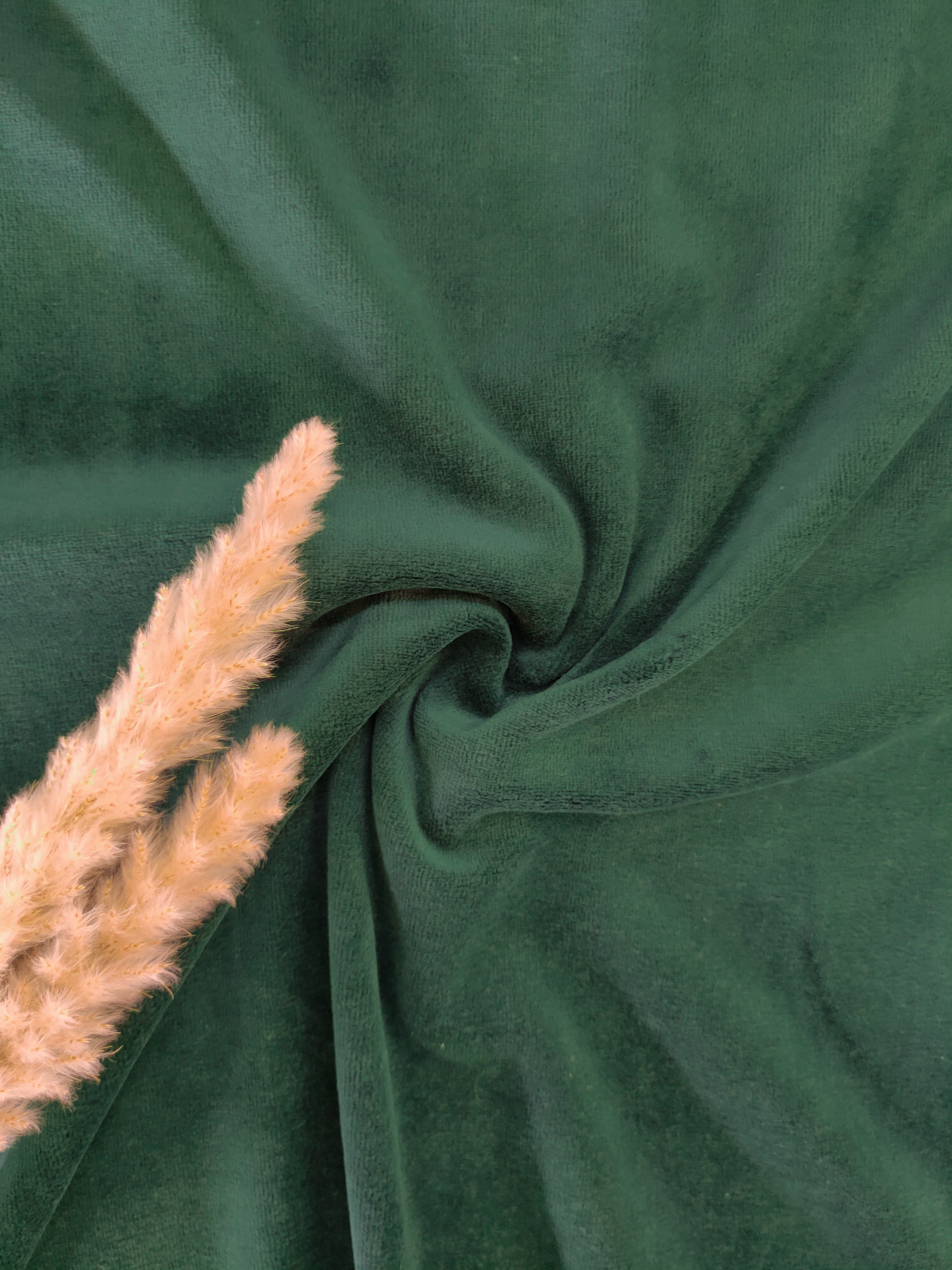 Nicky velours - Vert foncé – KLAFOUTIS Couture